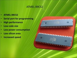 Overview and Applications 8051 Microcontrollers | PPT