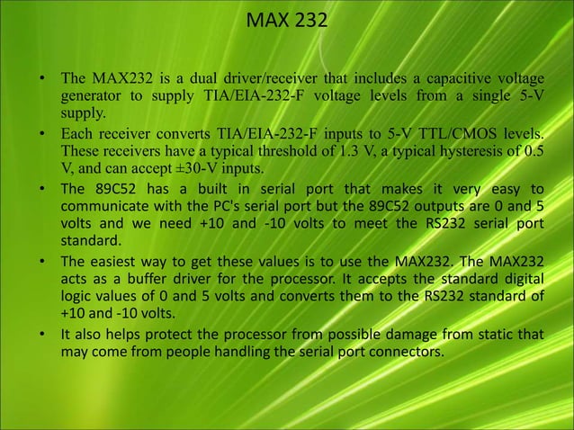 Overview and Applications 8051 Microcontrollers | PPT
