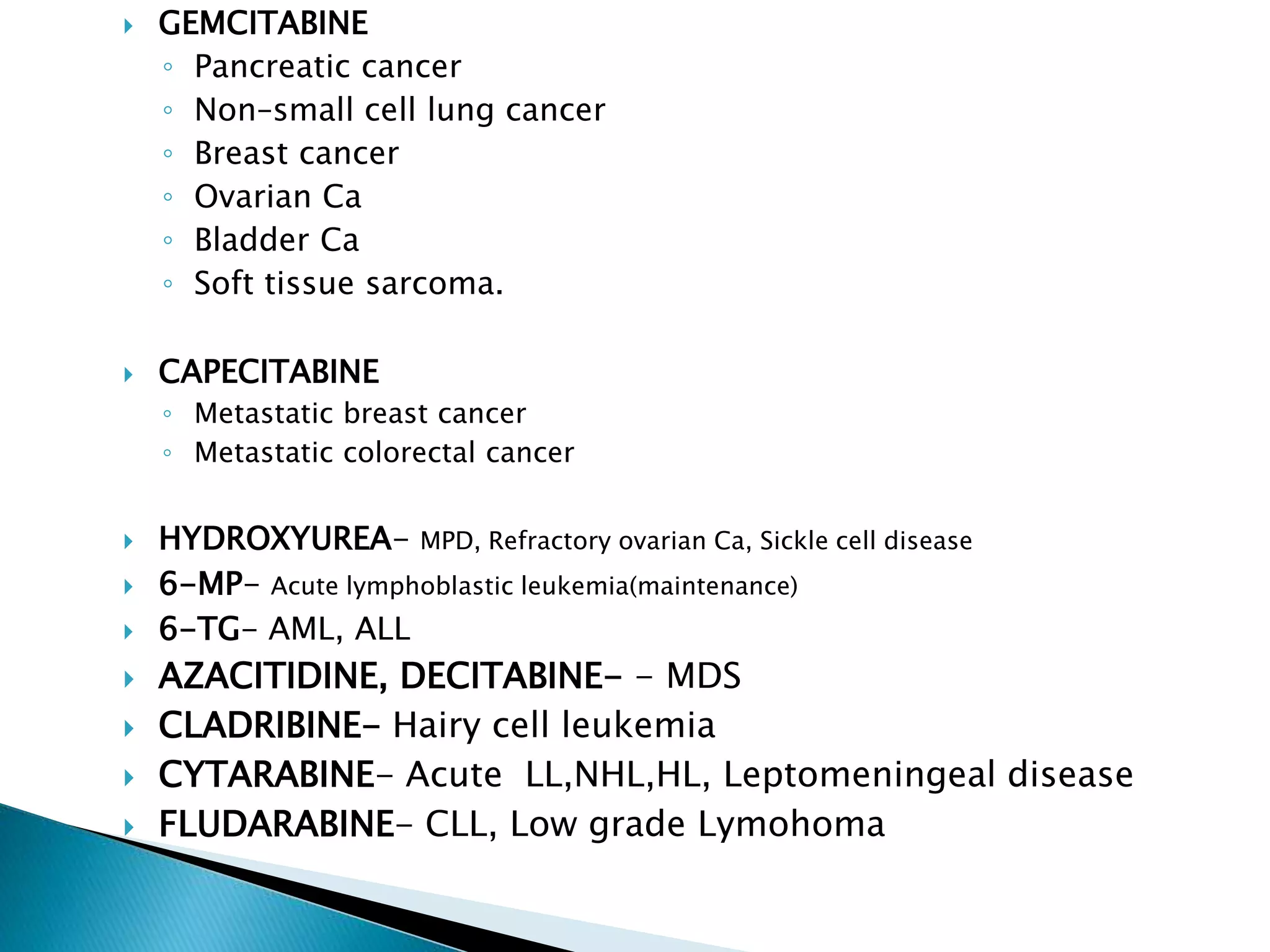 Overview and classification of chemotherapeutic agents and theory | PPTX