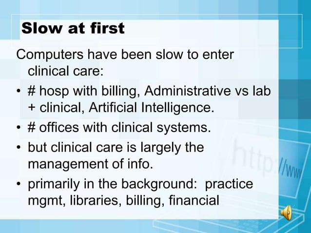 Overview and introduction to health informatics and dental informatics ...