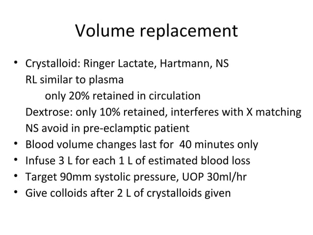 Overview and medical management of pph | PPT