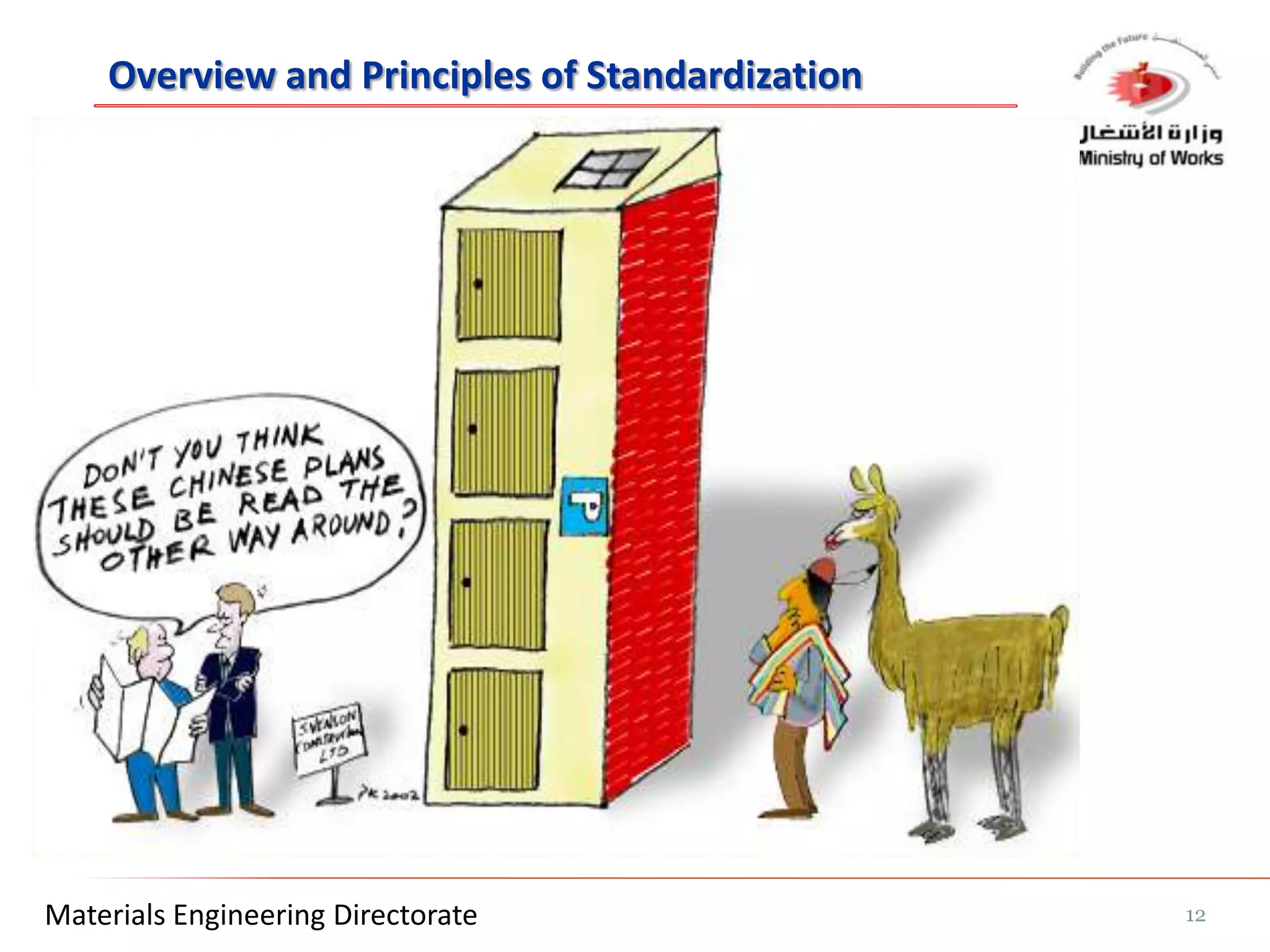 Overview And Principles Of Standardization 27 May 2008 | PPTX