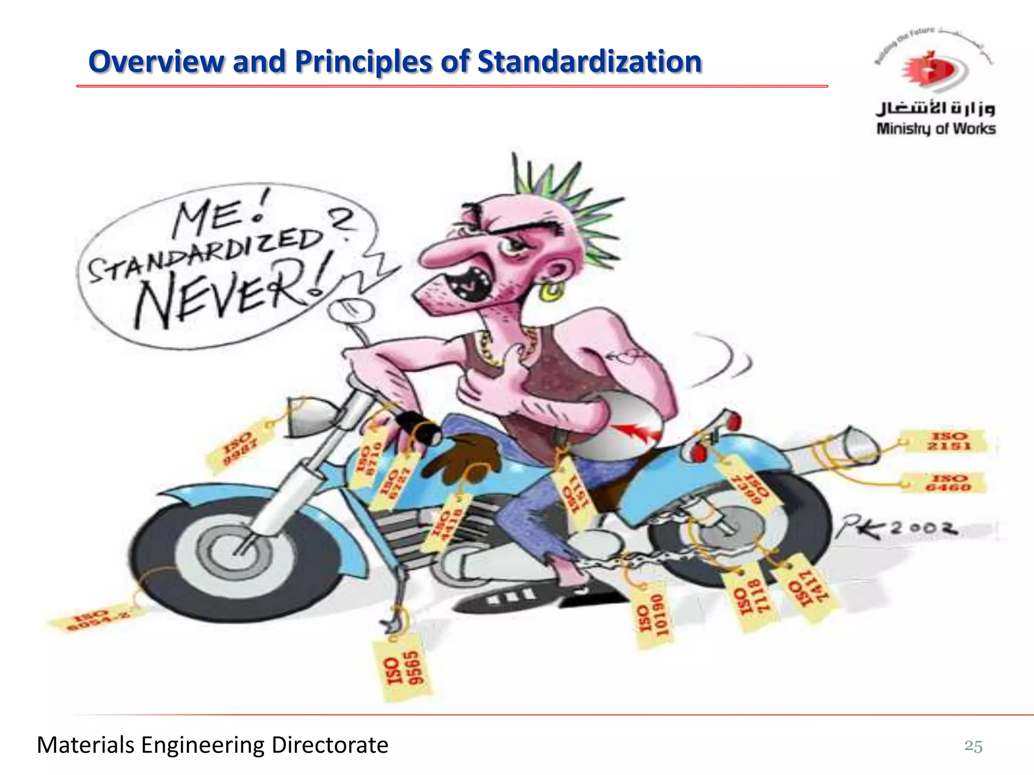 Overview And Principles Of Standardization 27 May 2008 | PPTX