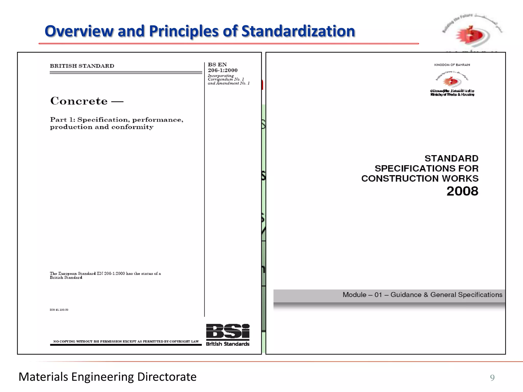 Overview And Principles Of Standardization 27 May 2008 | PPTX