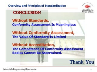 Overview And Principles Of Standardization 27 May 2008 | PPTX