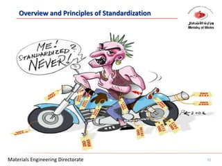 Overview And Principles Of Standardization 27 May 2008 | PPTX