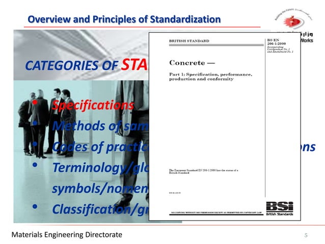 Overview And Principles Of Standardization 27 May 2008 | PPT