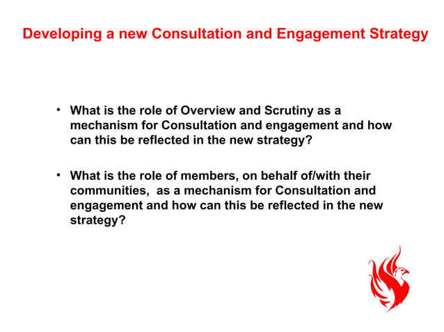 Consultation and Engagement Strategy | PPT