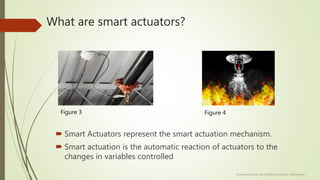 Overview and study of smart actuators | PPTX
