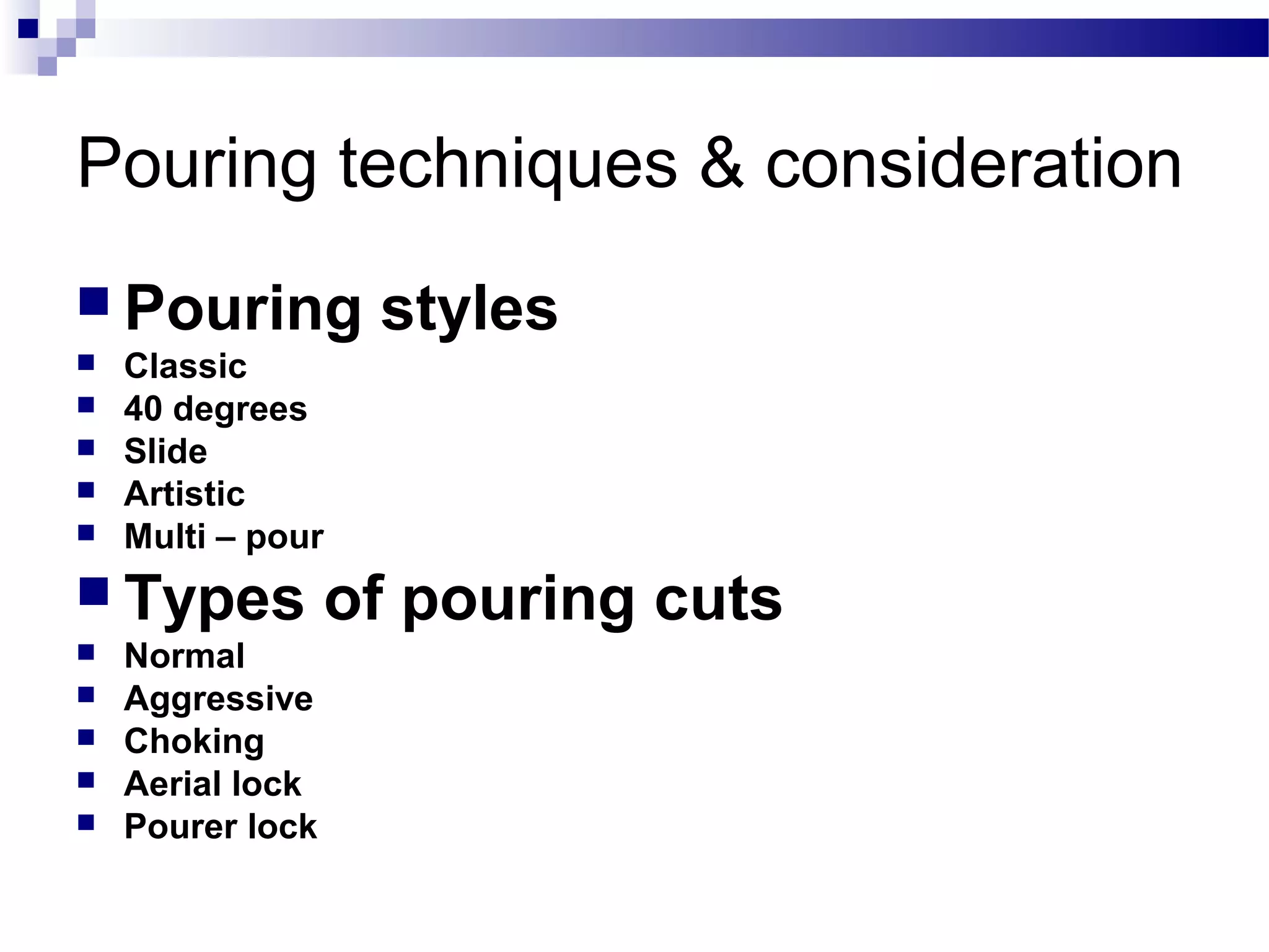 BARTENDING AND FLAIRTENDING | PPT