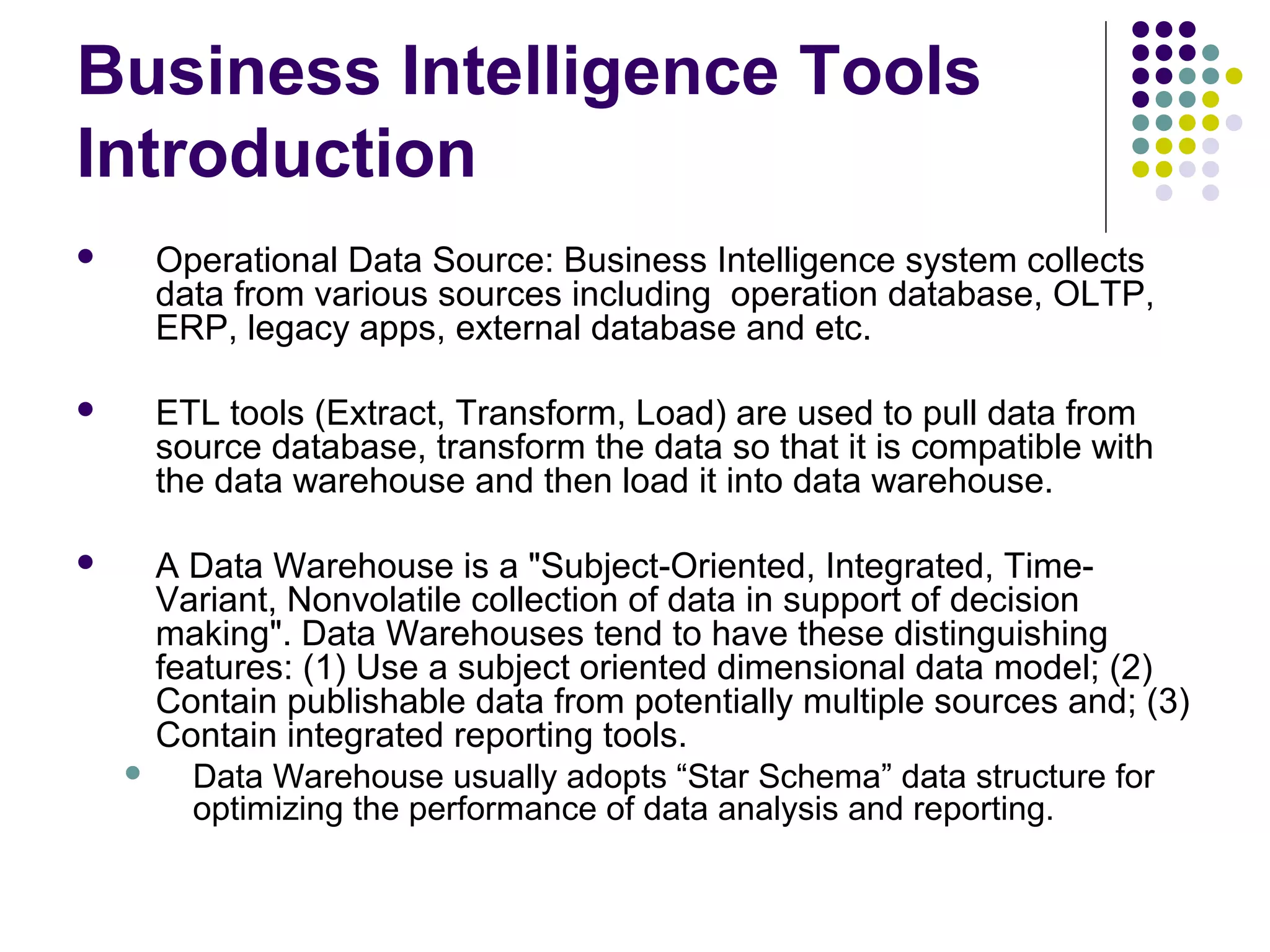 Overview business intelligence | PPT