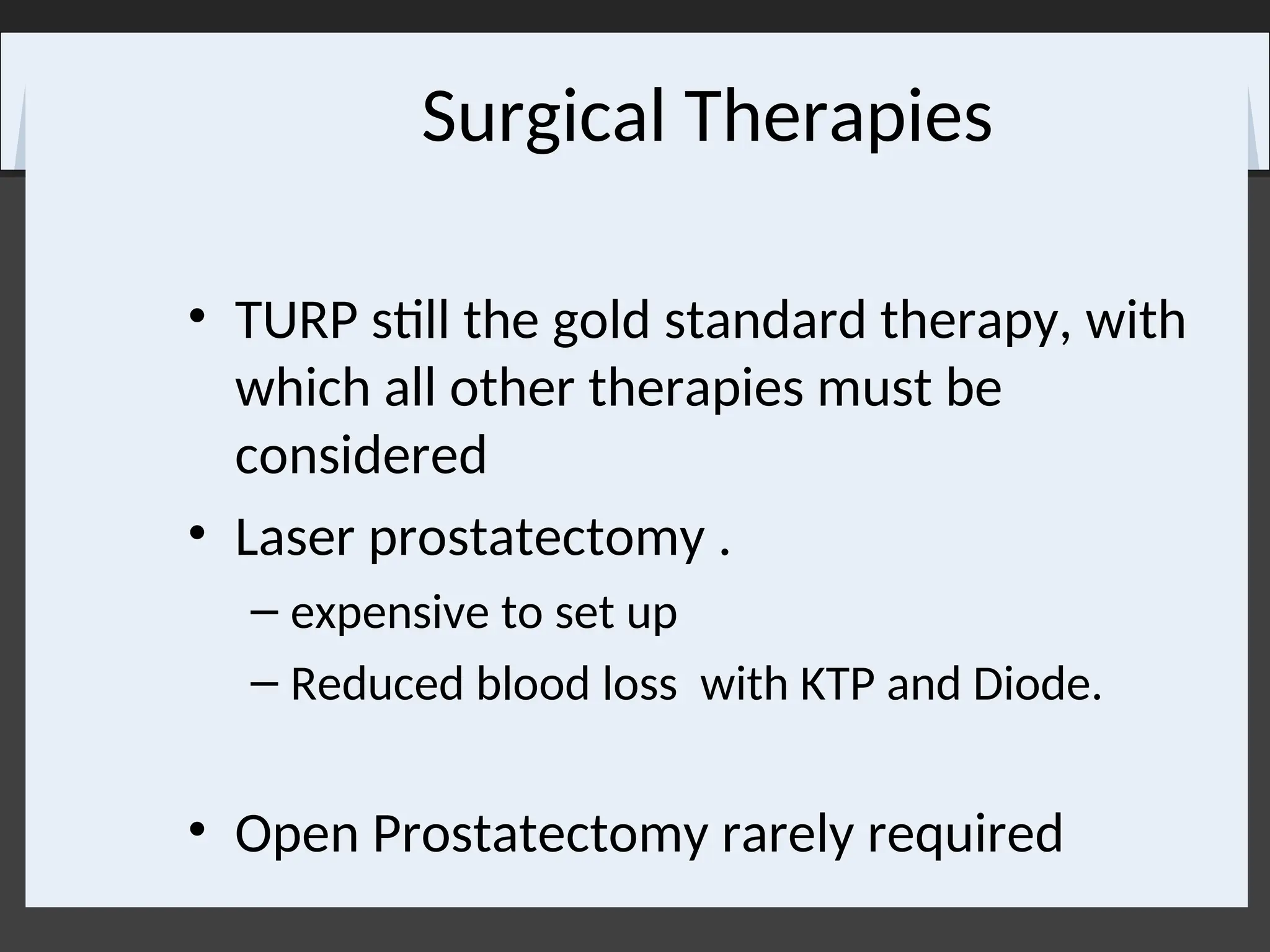 Overview of BPH management, LUTS management | PPT