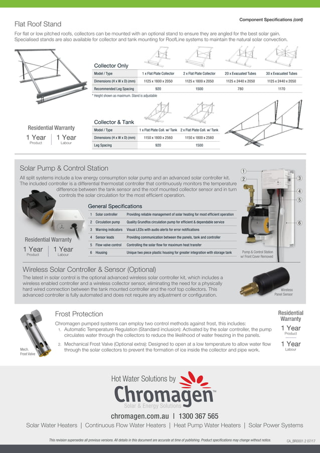 Chromagen Solar Hot Water Brochure | PDF | Water Services | Home Utilities