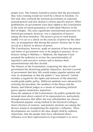 Overview Chapter 1Political Thinking and Political Culture B.docx ...