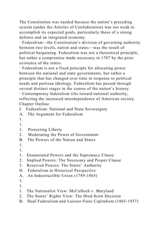 Overview Chapter 1Political Thinking and Political Culture B.docx ...