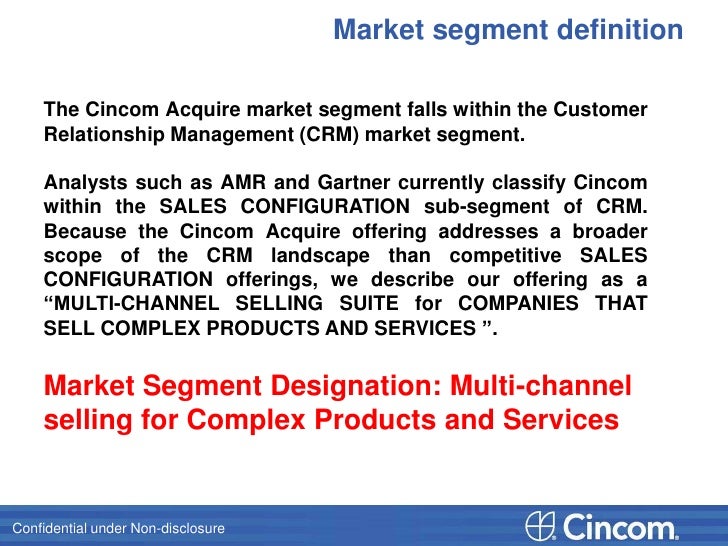 Overview Cincom Acquire