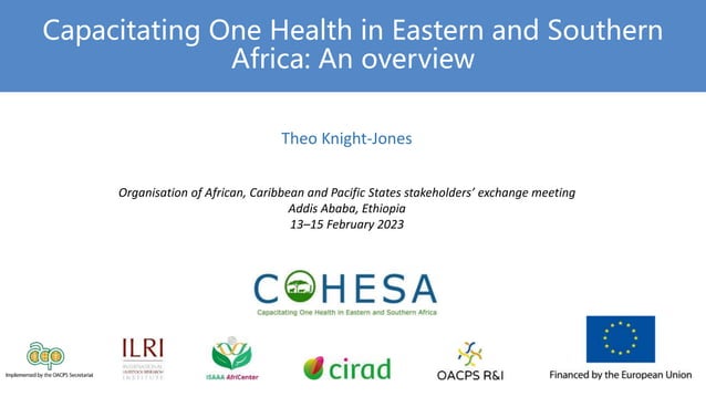 Capacitating One Health in Eastern and Southern Africa: An overview | PPTX | Agriculture ...