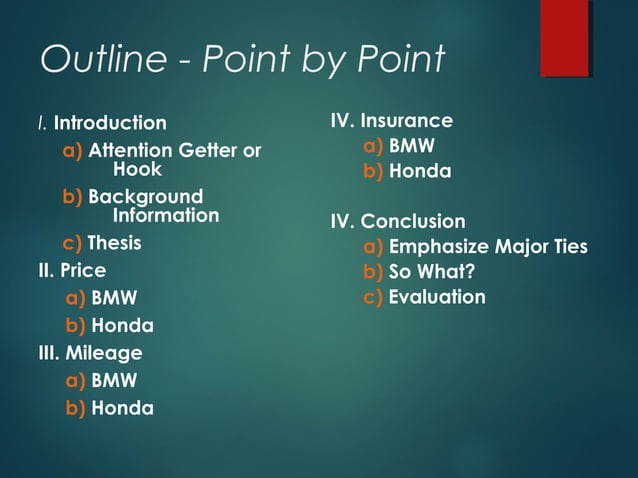 Overview Comparison and Contrast:Block and Point by Point Method | PPT