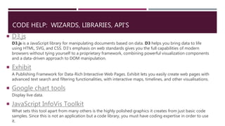 Overview data analyis and visualisation tools 2020 | PPTX