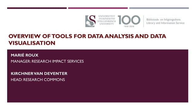 Overview of tools for data analysis and visualisation (2021) | PDF | Computer Software and ...