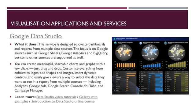 Overview of tools for data analysis and visualisation (2021) | PDF | Computer Software and ...