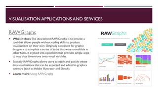 Overview of tools for data analysis and visualisation (2021) | PDF