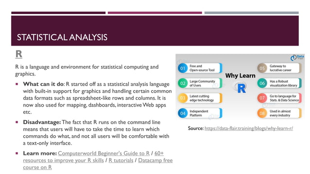 Overview of tools for data analysis and visualisation (2021) | PDF | Computer Software and ...