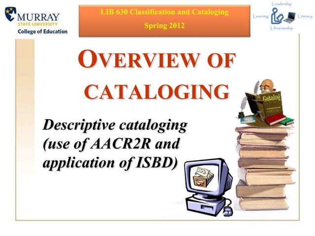 Overview of Descriptive Cataloging | PPTX