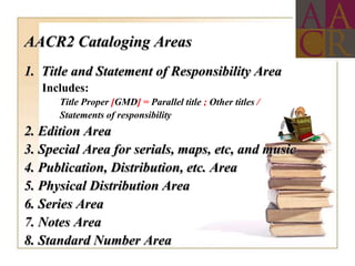 Overview of Descriptive Cataloging | PPTX