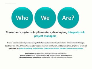 Overview Prozone DMS for maximo | PPTX