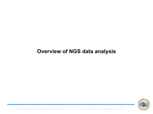NGS data analysis Overview | PDF | Biological Sciences | Science