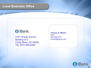 Who is iBank | PPT