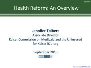 Health Reform: An Overview | PPT