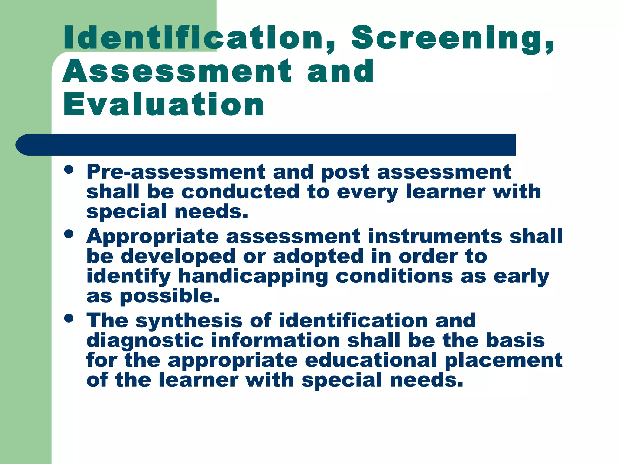 Overview & legal bases of sped | PPT