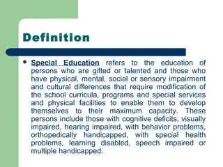 Overview & legal bases of sped | PPT