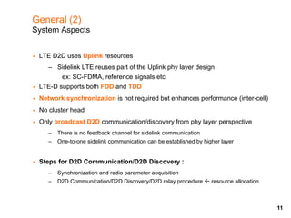An overview of D2D in 3GPP LTE standard | PDF