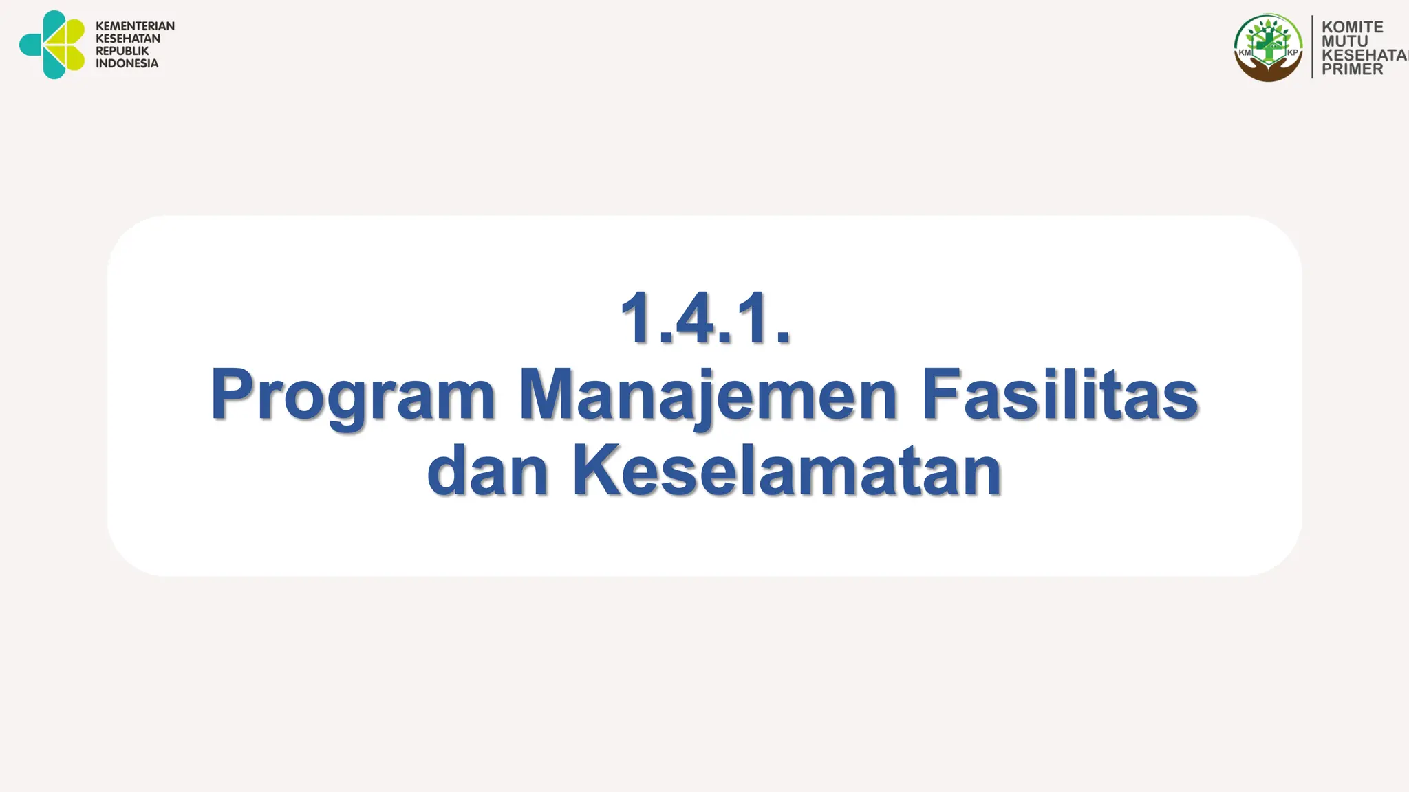 OVERVIEW MFK oleh kementrian kesehatan tentang bagaimana memahami MFK di FTKP | PDF