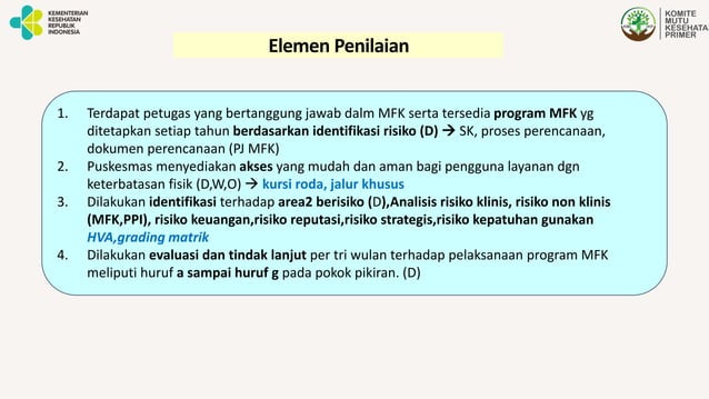 OVERVIEW MFK oleh kementrian kesehatan tentang bagaimana memahami MFK di FTKP | PDF