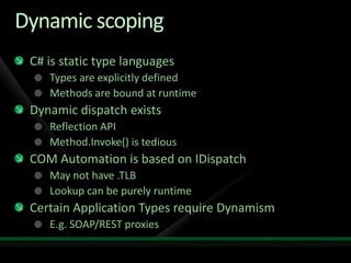 Overview Of .Net 4.0 Sanjay Vyas | PPTX | Programming Languages | Computing