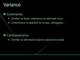 Overview Of .Net 4.0 Sanjay Vyas | PPTX | Programming Languages | Computing