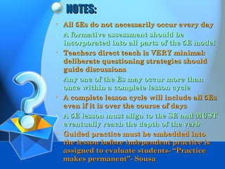 Overview of 5E with Cscope and Engaging Activities | PPT | Educational ...
