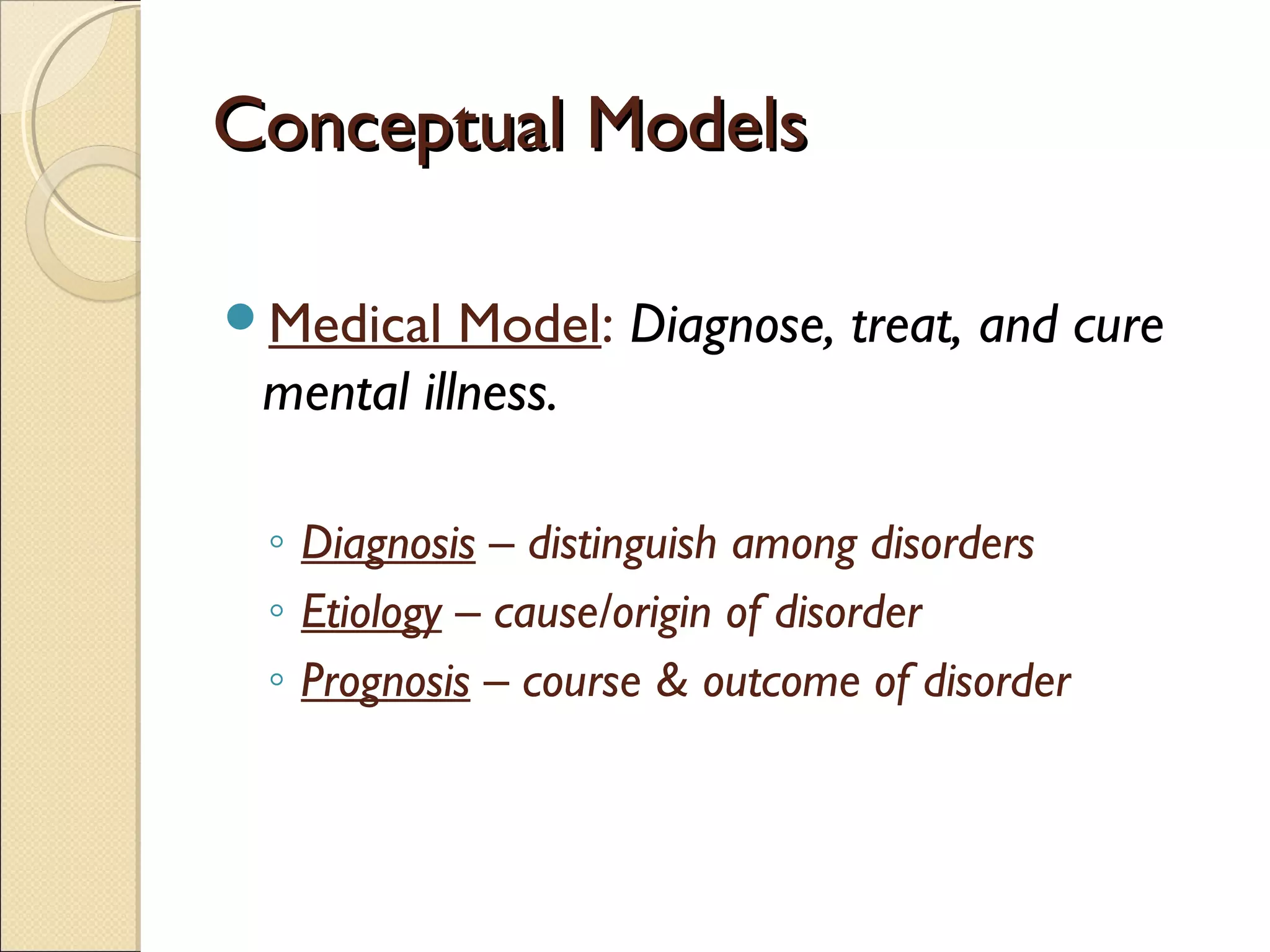 Overview of abnormal psych | PPT