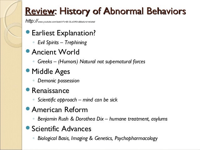 What Is Normal How Does One Define Abnormal In Psychology