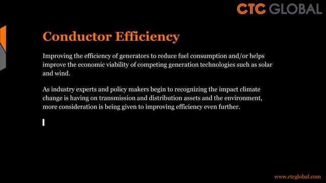 Overview of accc conductor by CTC Global | PPTX | Power and Energy ...