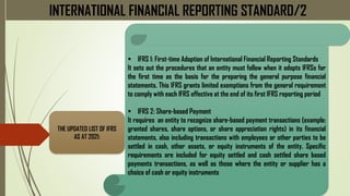 GENERAL OVERVIEW OF ACCOUNTING AND FINANCIAL REPORTING BEST PRACTICES ...