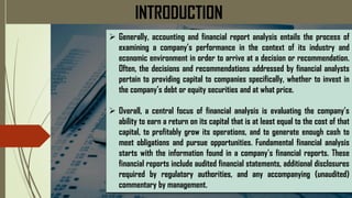 GENERAL OVERVIEW OF ACCOUNTING AND FINANCIAL REPORTING BEST PRACTICES ...
