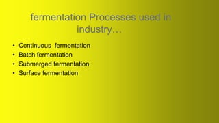Overview of acetic acid fermentation. | PPTX