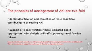 Overview of acute kidney injury (aki) | PDF
