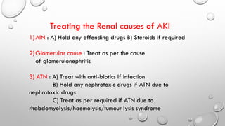 Overview of acute kidney injury (aki) | PDF