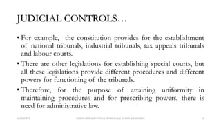 Overview of administrative law and ethics | PPTX